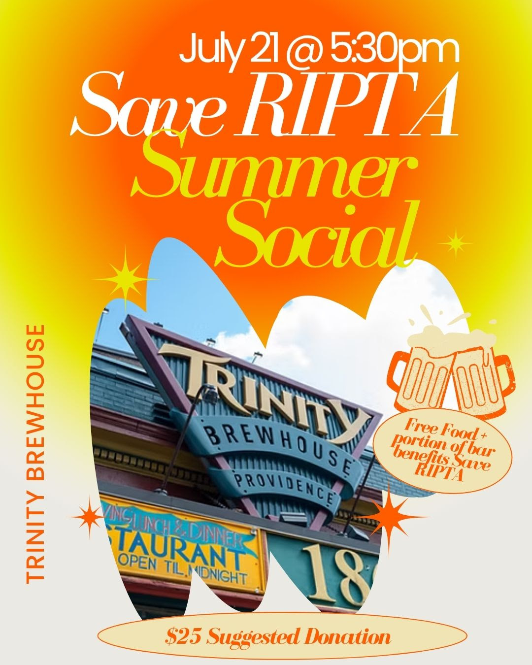Save RIPTA Summer Social & Fundraiser - The Providence Eye