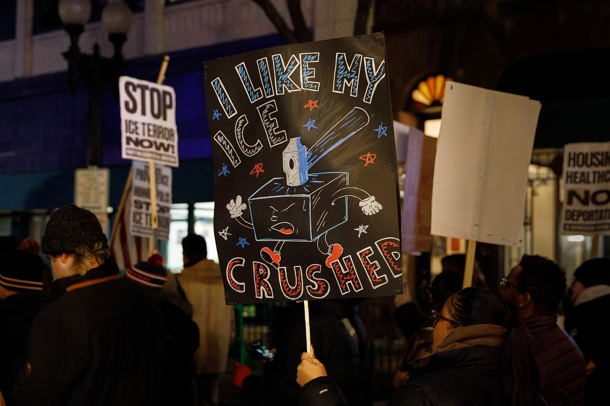 Photo Essay: The January 8th Anti-ICE Protest at Providence City Hall ...